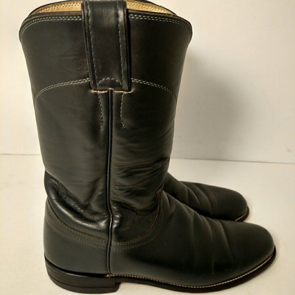 Justin Boots | Shoes | Justin Ropers Navy Blue Womens Size 6b | Poshmark